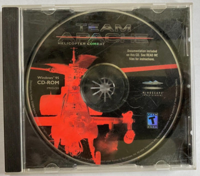 Team Apache Helicopter Combat by Mindscape - 1998 Vintage PC Game | eBay