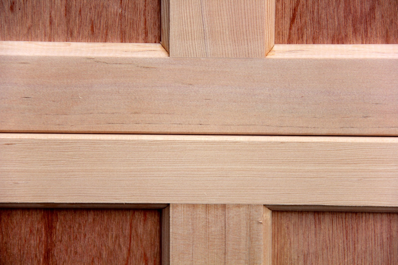 9x8 Wood Overhead Carriage House Garage Door, Amana Doors Model 103NW8A ...