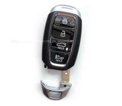 Smart Key FOB + Blanking insert key for 2019 2020 2021 2022 Hyundai ...