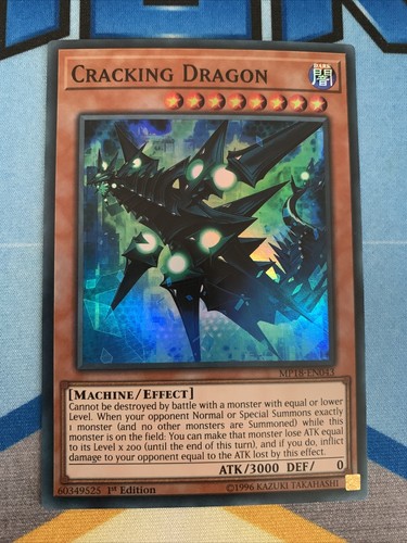 Yu-Gi-Oh! Cracking Dragon - Super Rare - MP18-EN043 - 1st Ed - NM ...