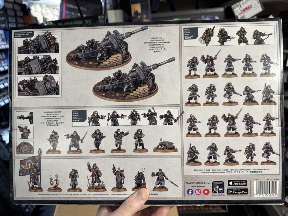 Warhammer 40k Astra Militarum Krieg Siege Platoon Battleforce | eBay UK