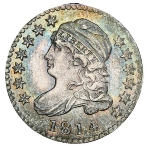 1814 Capped Bust Dime Large Date PCGS MS64 😱ORIGINAL MINT STATE COIN🌈 ...
