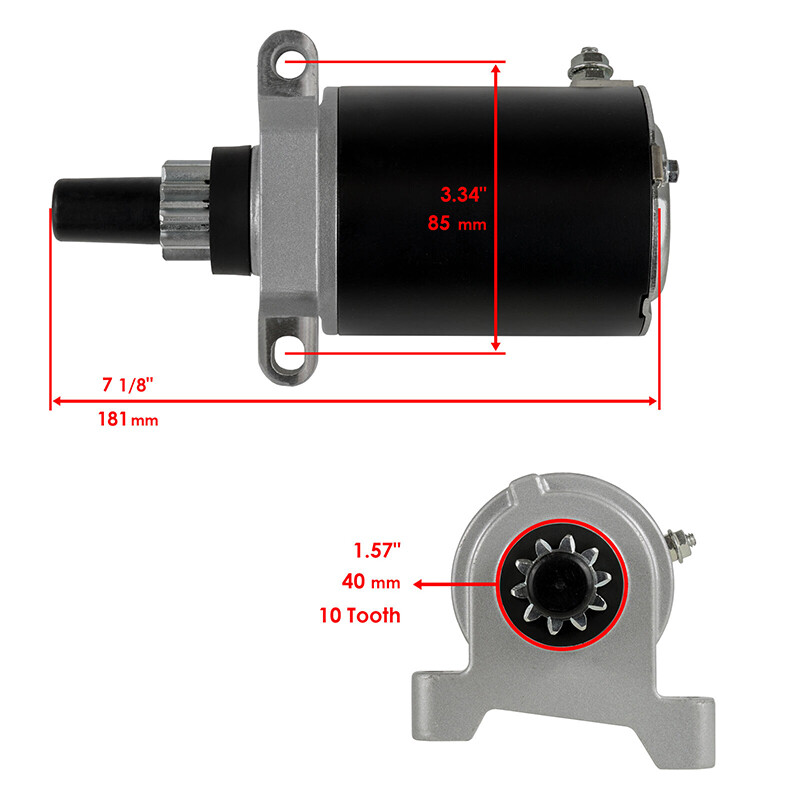 New Starter for Tecumseh Industrial 12 VOLTS 10T CCW OH50 RS41348 5747N ...