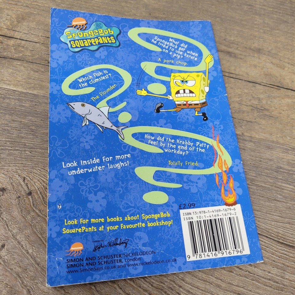 SpongeBob Bikini Bottom Riddles By David Lewman Paperback Rare | eBay