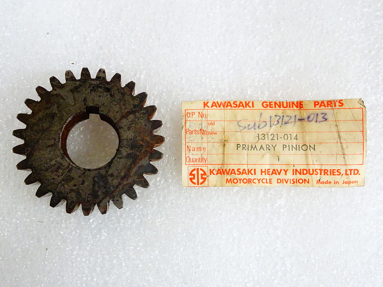 Kawasaki NOS NEW 13121-014 Primary Pinion H1 Mach III 500 | eBay