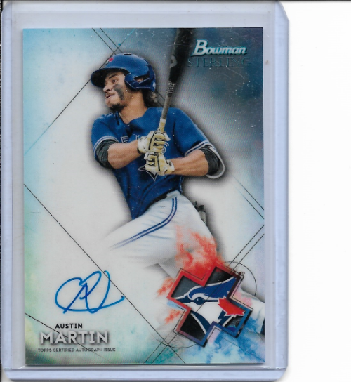 2021 Bowman Sterling Austin Martin Rookie Autograph #BSPA-AM NM | eBay