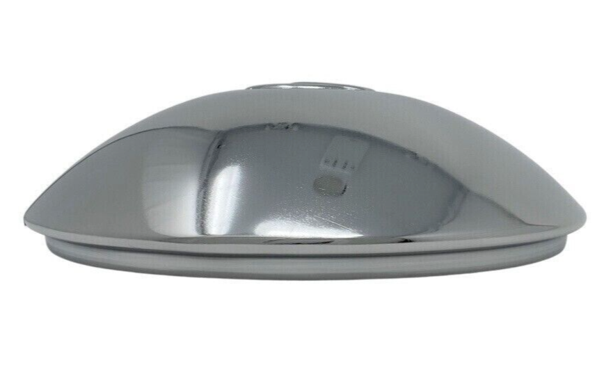 Set of 4 Chromed Hubcap EARLY VW Beetle Bus Bug Ghia Thing Half Moon ...