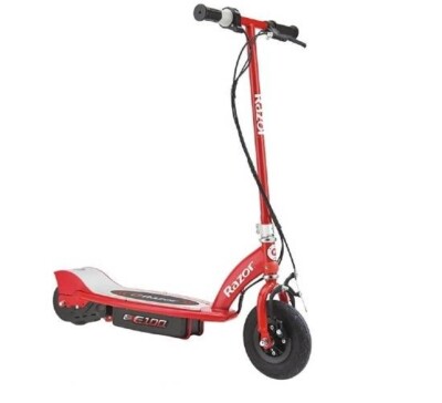 Razor E100 Motorized 24V Electric Scooter - Red 845423013165| eBay