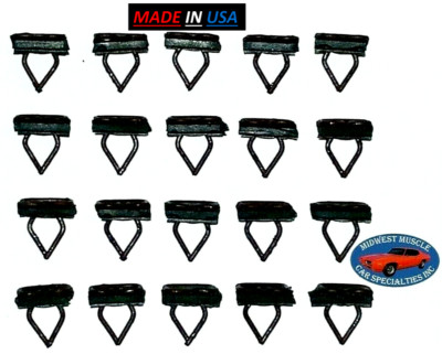GM 5/16"x1/2" Body Belt Side Door Top Moulding Molding Trim Clips Clip ...