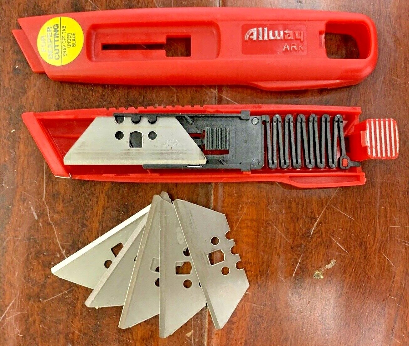 Box Cutting Knife Limited Depth Self Retracting ALLWAY ARK 55010 2 ea ...