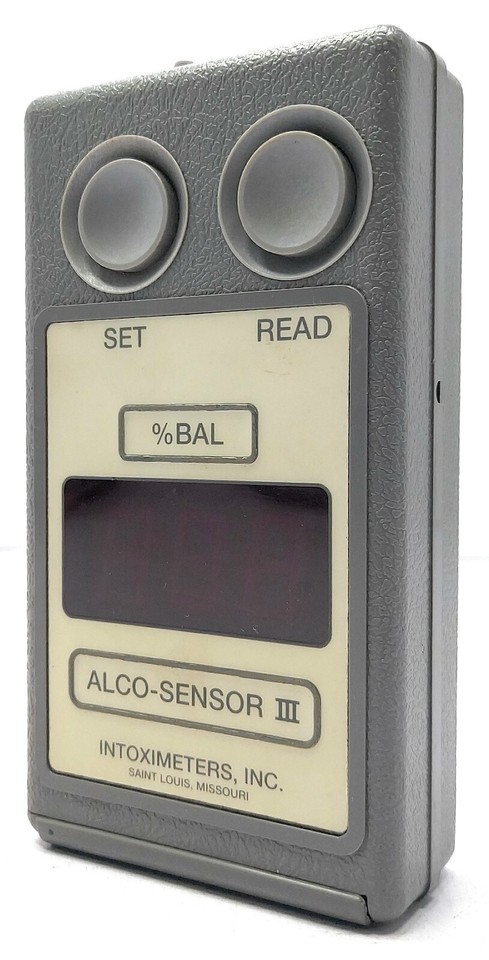 Intoximeters Alco-Sensor III Breathalyzer for Law Enforcement | eBay UK