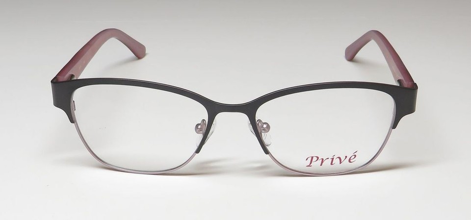NEW PRIVE 3013 EYEGLASS FRAME 060 CAT EYE FULL-RIM WOMENS BROWN 52-16 ...