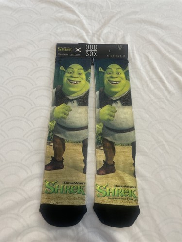 Odd Sox DreamWorks SHREK Ogre Novelty Crew Socks Fits Sizes 6-13 NWT | eBay