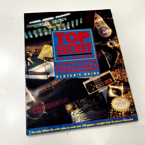 Nintendo Player’s Guide Top Secret Passwords Book NES Super SNES Game ...