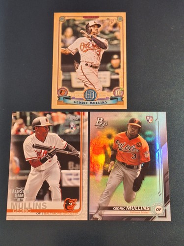 (3) Cedric Mullins 2019 Topps ALL-STAR GAME STAMP Rookie Card #318 RC ...