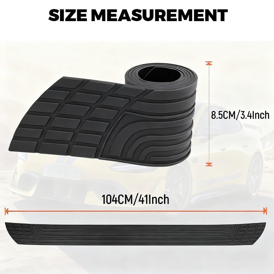 For Toyota Corolla Cross Car Rear Trunk Bumper Guard Protector Trim PVC ...