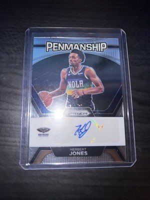 2023-24 Panini Prizm #PNM-HER Herb Jones Prizm Penmanship Auto Pelicans ...