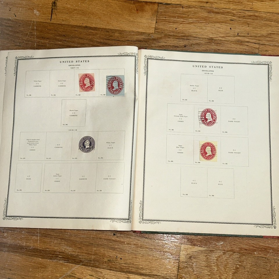 Scott International Junior Postage Stamp Album 1921 W/Stamps Collection ...
