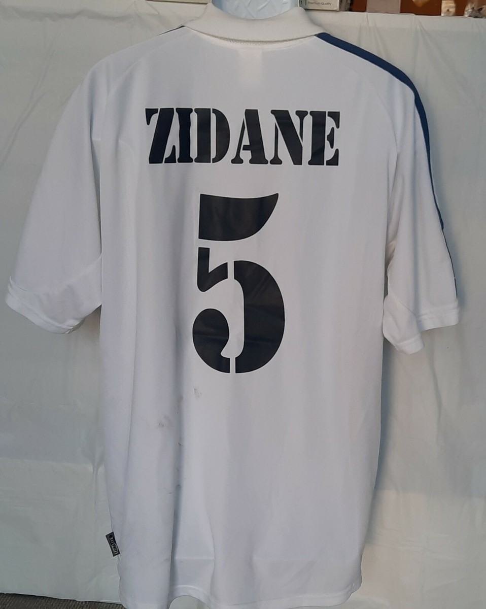 Real Madrid Authentic adidas Jersey SIZE XL #5 ZIDANE 2000 Real Madrid Authentic adidas Jersey SIZE XL #5 ZIDANE 2000