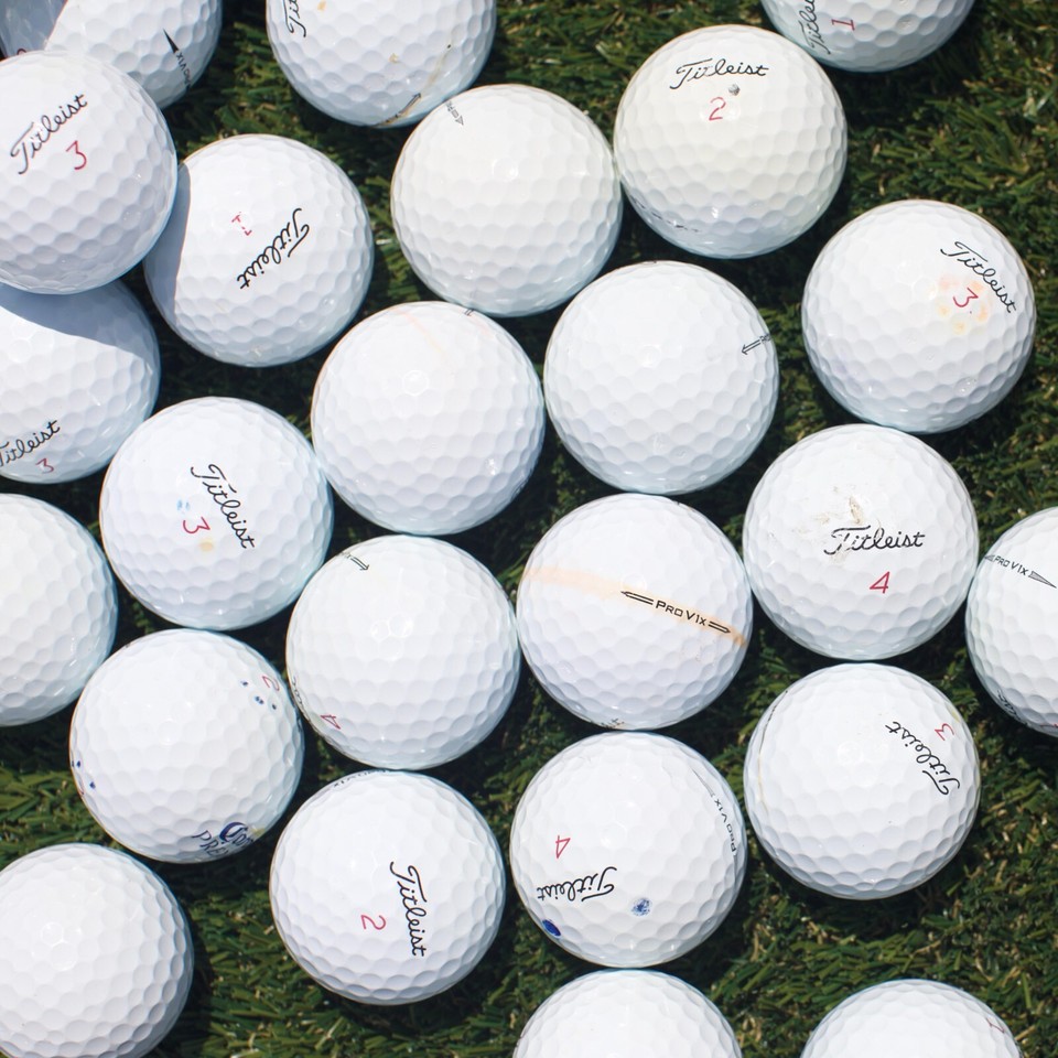 24 Titleist Pro V1x Used Golf Balls 3A / AAA Quality - FREE SHIPPING ...