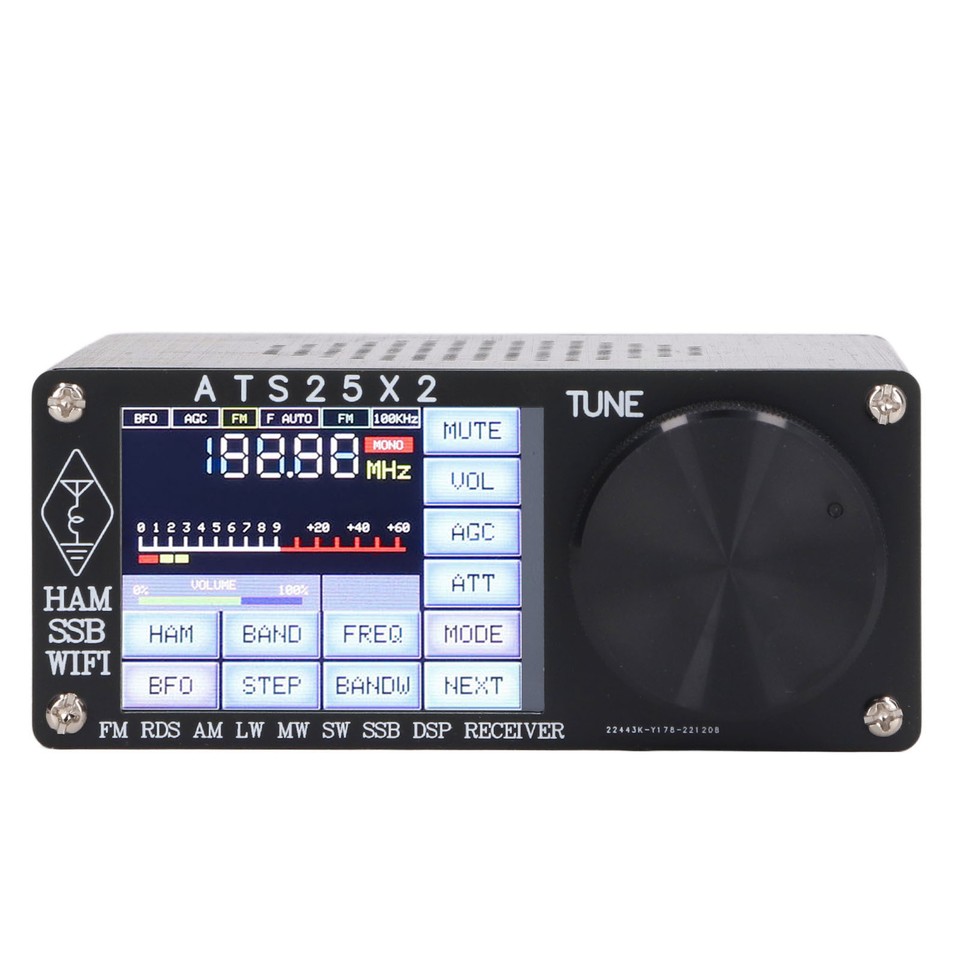 Full Band Radio Receiver DSP Shortwave With Spectrum Scanning ATS25X2 ...