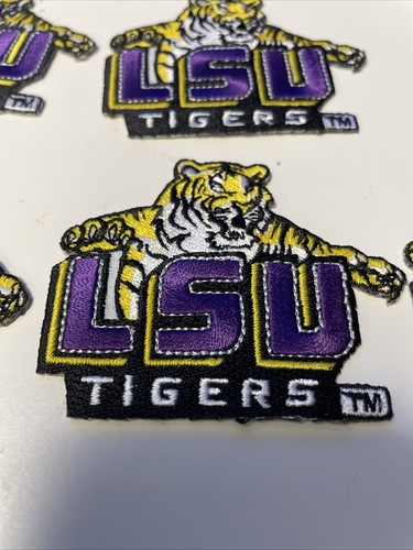 LSU Tigers Embroidered PATCH 2 3/4 x 2 1/4 Iron Sew Hat Shirt NCAA Lot ...