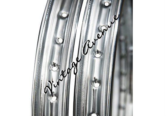 YAMAHA RD125DX RD125 DX FRONT + REAR CHROME STEEL WHEEL RIM 2PCS | eBay