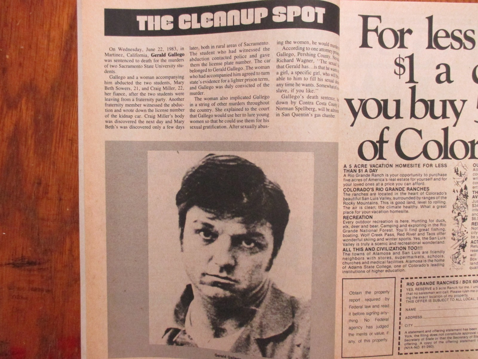 Feb-1984 "Front Page Detective" Maga(GERALD GALLEGNO/STEVEN FIKE/ATHAN ...