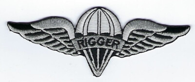Parachute RIGGER WING PATCH PIN UP US ARMY MARINES NAVY AIR FORCE ...