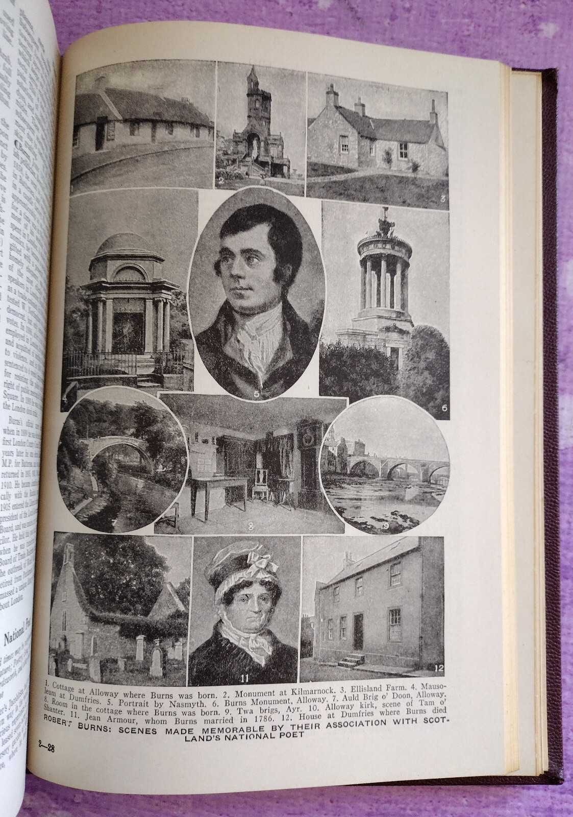 Grolier Encyclopedia Set of 11 Volumes 1944 Vintage Maroon Hardcover ...