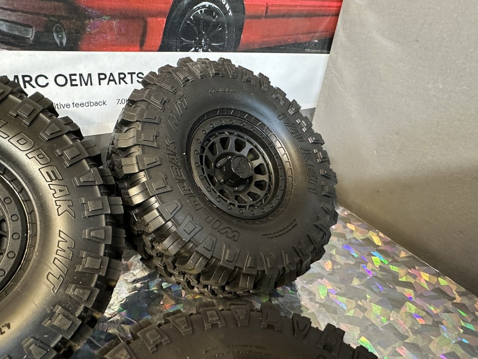 NEW Axial Falken Wildpeak M/T 1/10 1.9" Crawler Tires 12mm hex SCX10 ...