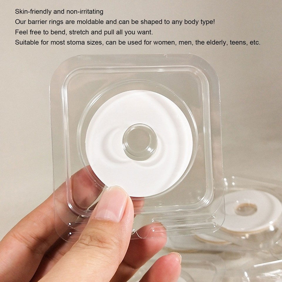 Ostomy Barrier Rings Hydrocolloid Skin Extender Rings 10pcs For ...