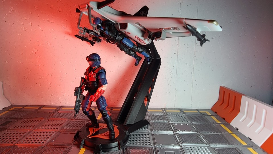 G.I. Joe Classified Cobra CLAW Custom Articulated Flight Stand Display ...