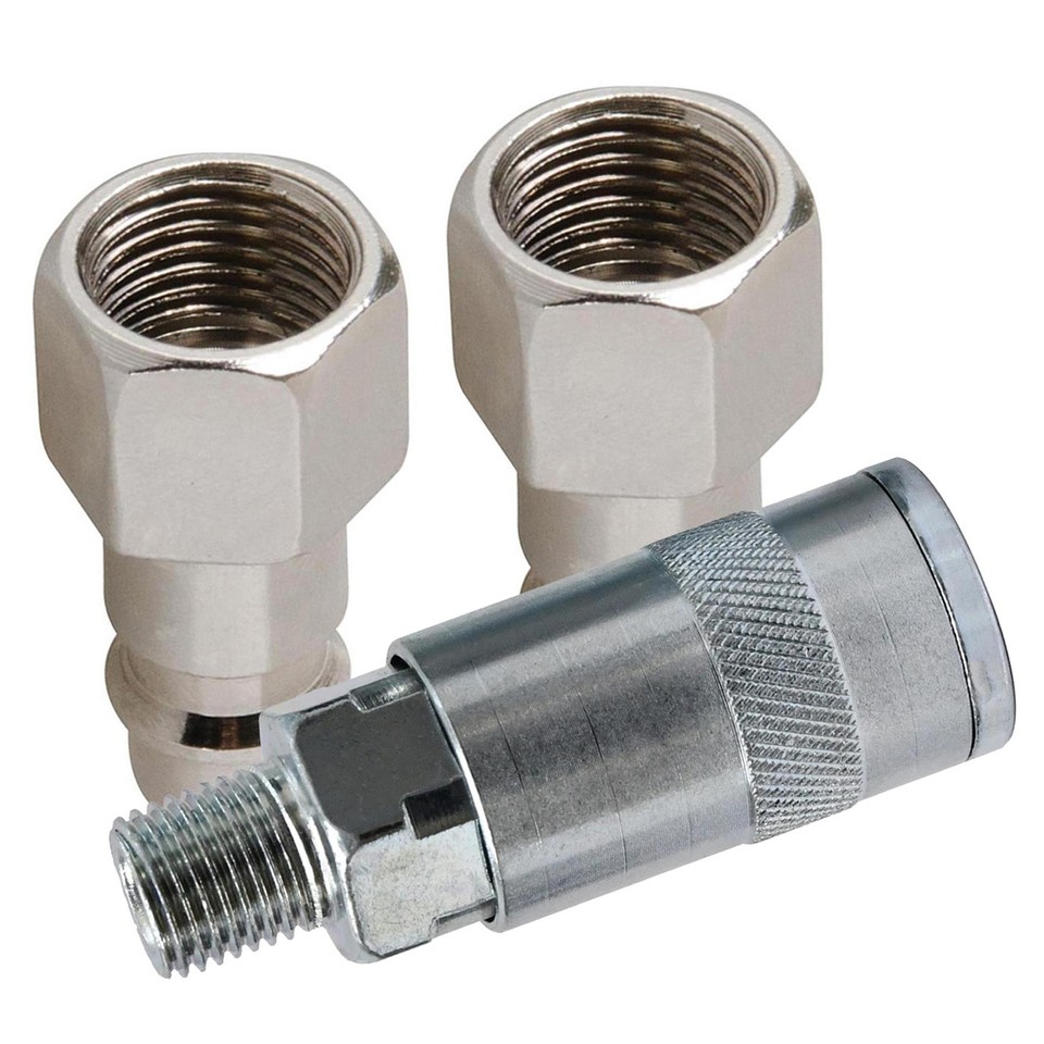 EURO Male To PCL Female Air Fitting Convertor Adapter Airline Hose ...