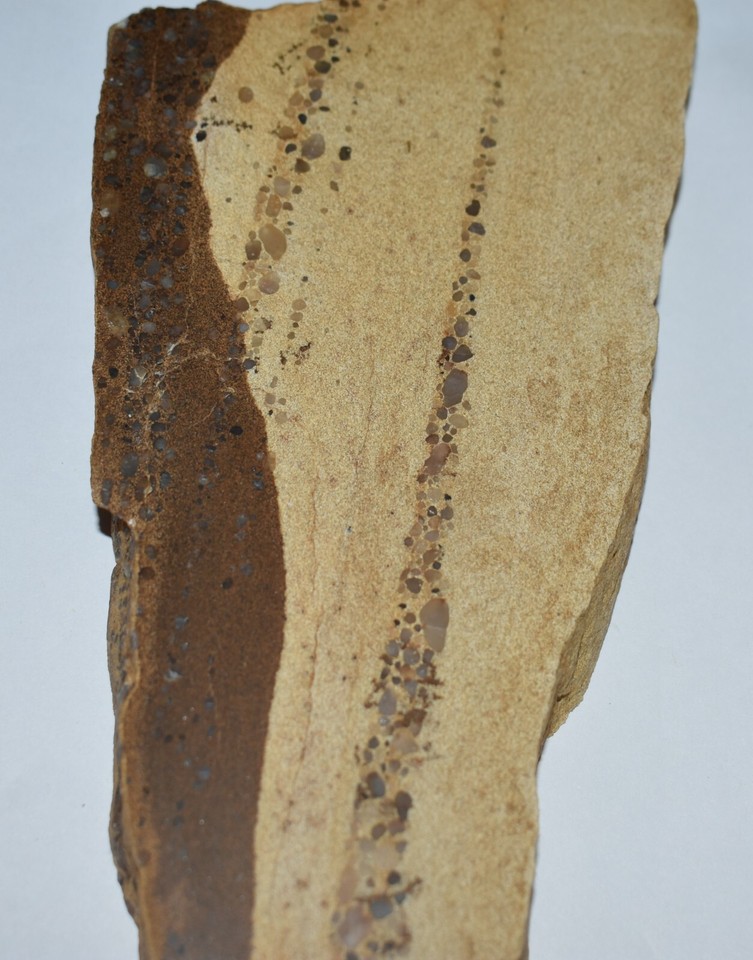 River Jasper w Quartz Bubbles from The New River, North Carolina ...