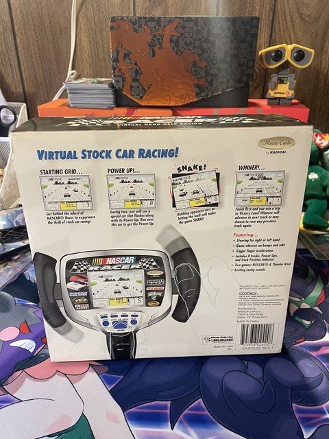 NASCAR Racer Radica Monte Carlo Silver Electronic Travel Handheld Game ...