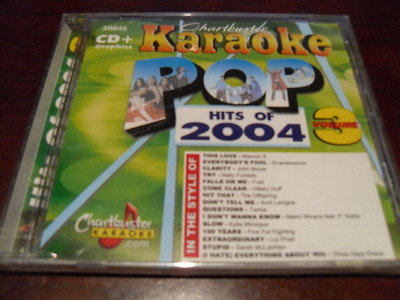 CHARTBUSTER KARAOKE 30045 POP HITS OF 2004 VOL 3 CD+G 15 SONGS | eBay