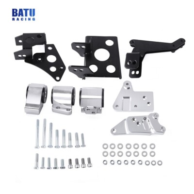 Engine Mount Kit Bracket K-Swap EK K-Series Fit for Honda Civic 96-00 ...