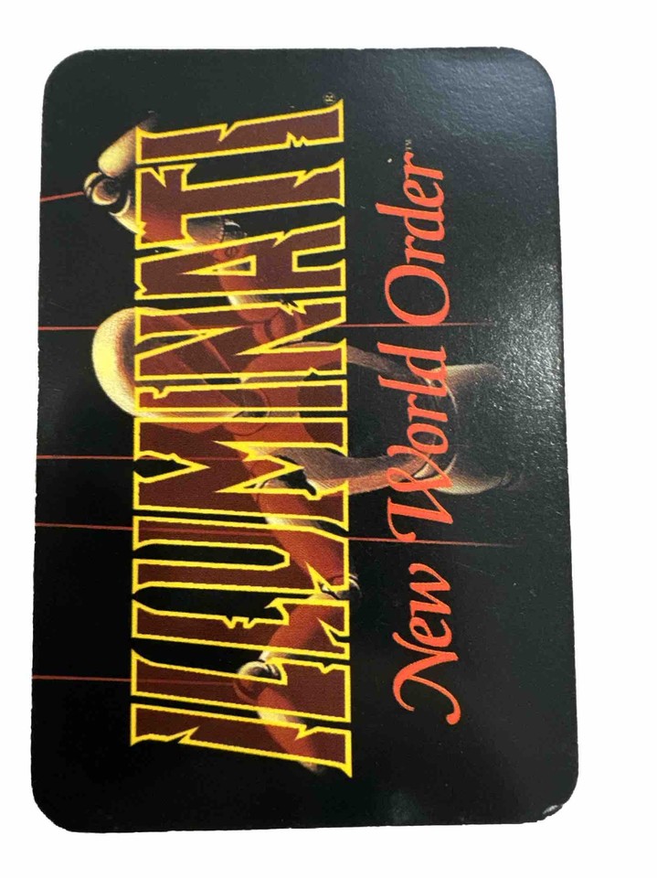 Illuminati New World Order INWO Limited Card Game NWO VTG Survivalists ...