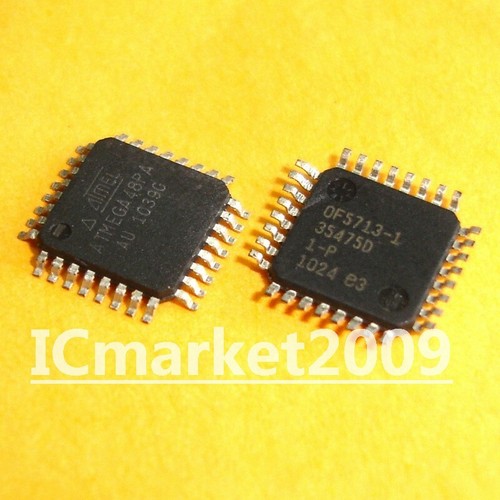 10 PCS ATMEGA48PA-AU TQFP-32 8-bit Microcontroller, 4K Bytes ...
