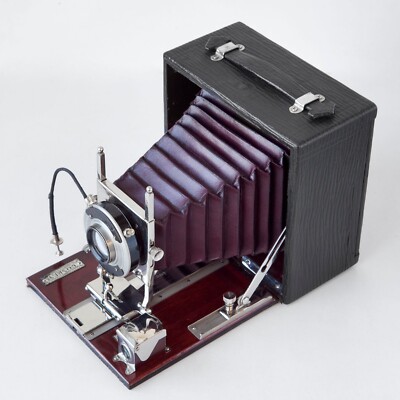 Antique Pat. 1907 Conley 4x5 Folding Camera w/ Rapid Orthographic 6.5 ...