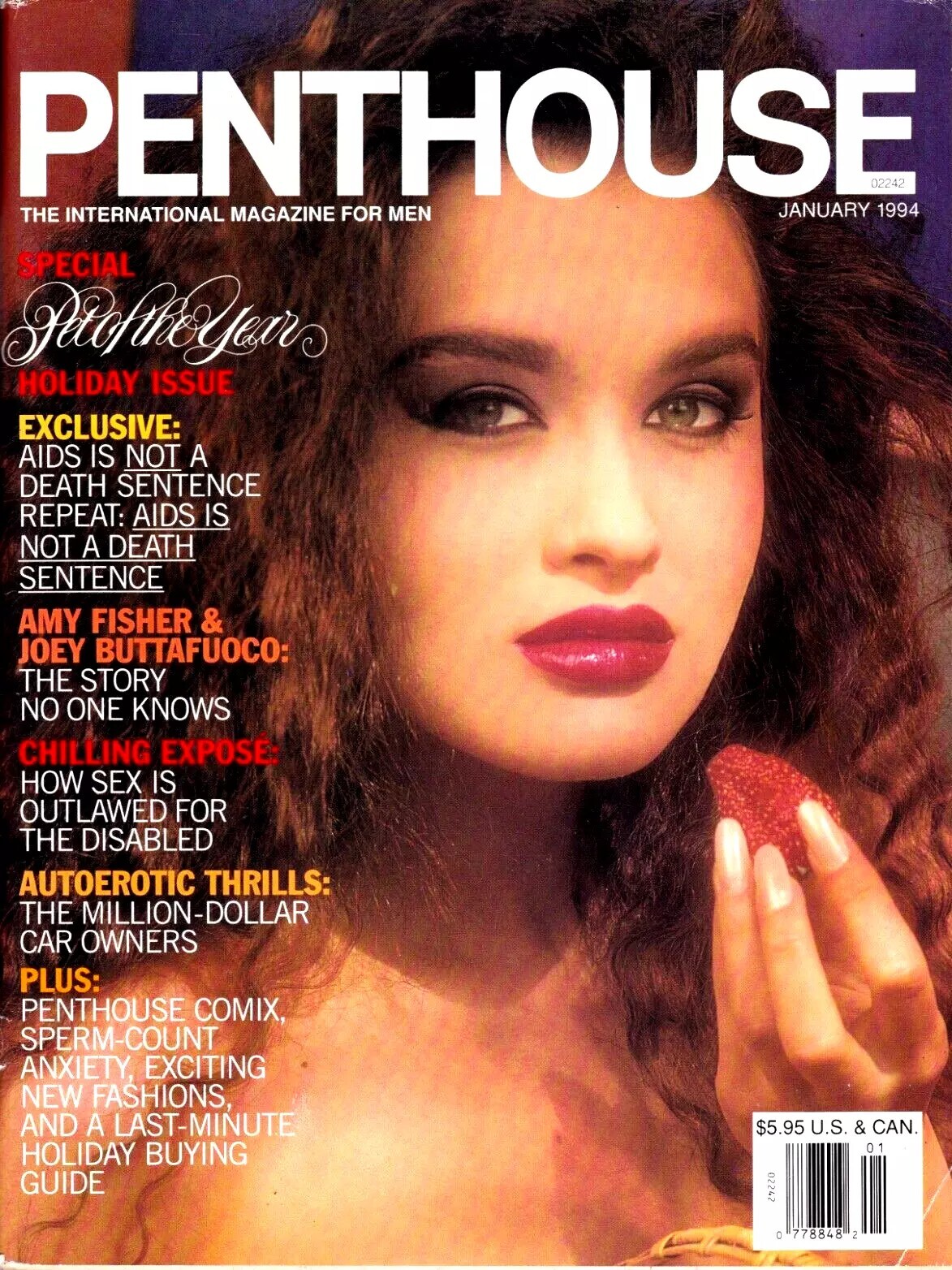 "PENTHOUSE" (PET OF THE YEAR / SASHA VINNI) ~ JANUARY 1994 ~ **SPECIAL ...