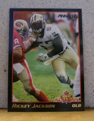 AUCTION 549 - FOOTBALL CARD RICKEY JACKSON SAINTS MEN OF AUTUMN | eBay