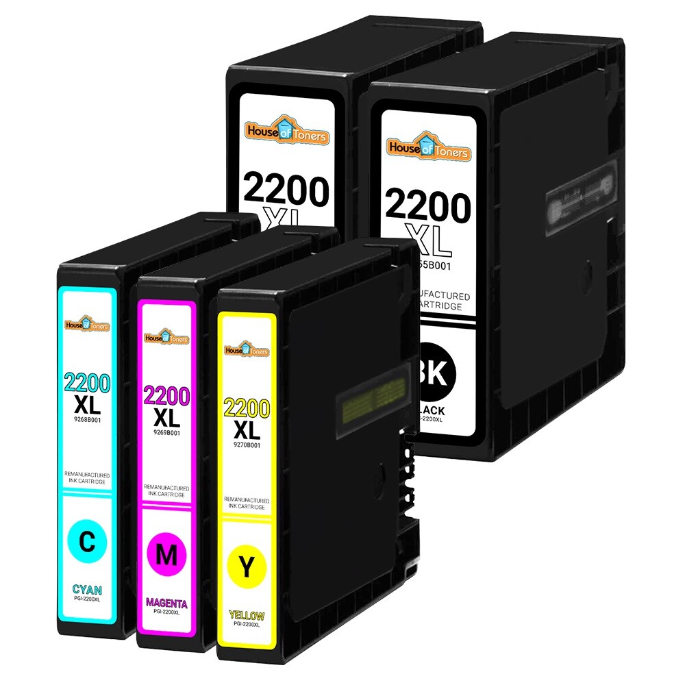 5PK PGI-2200XL PGI2200XL Ink Cartridges for Canon Maxify iB4020 iB4120 ...