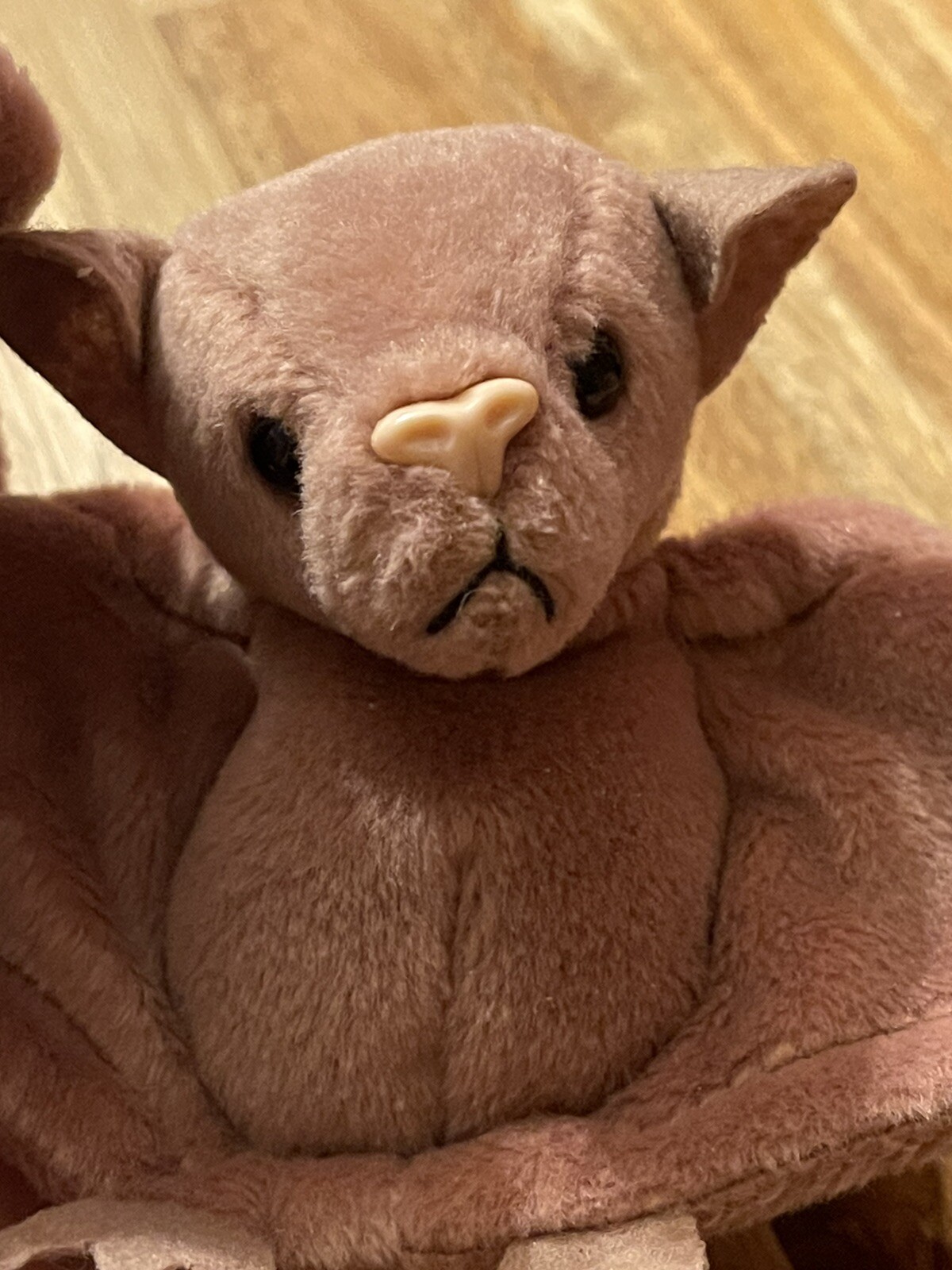 RARE Ty Beanie Baby "BATTY" the Bat 1996, Retired! Tag With Errors PVC ...