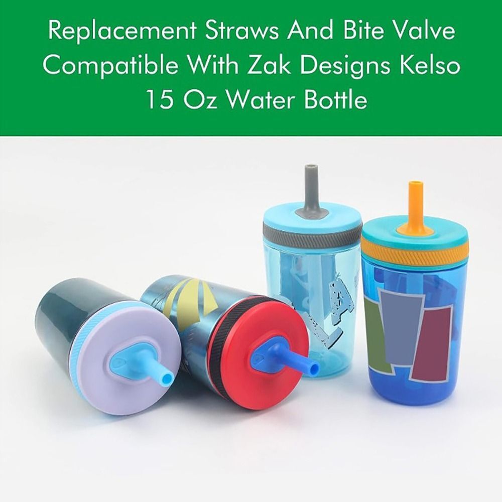 BPA-Free Cup Straw Reusable Cup Bite Valve Accessories Replacement Lid ...