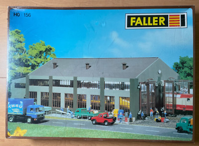 756 - HO Scale Faller Engine Shed - 2 Stall #156 Sealed In Box | eBay