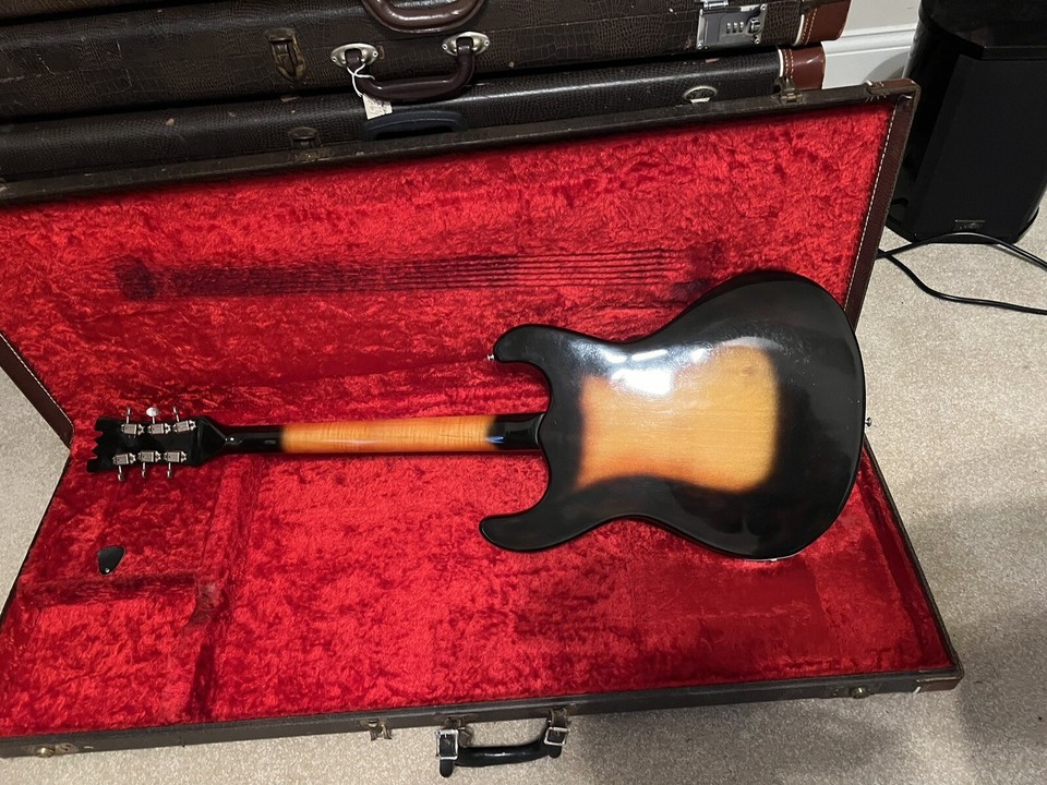 1962 MOSRITE Pre Ventures ( Joe Maphis ) - Set Neck - Side Jack -Real ...