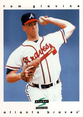 1997 Score #89 Tom Glavine Atlanta Braves HOF | eBay