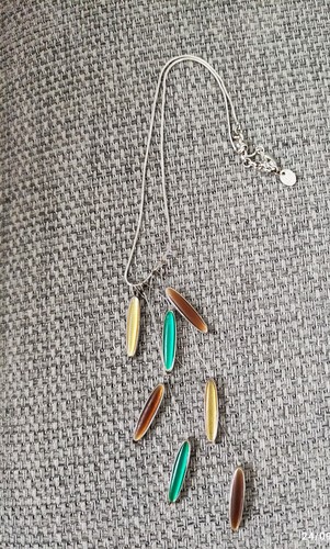 Collier Skalli argenté | eBay